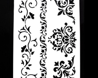 Baroque Stencil | Etsy
