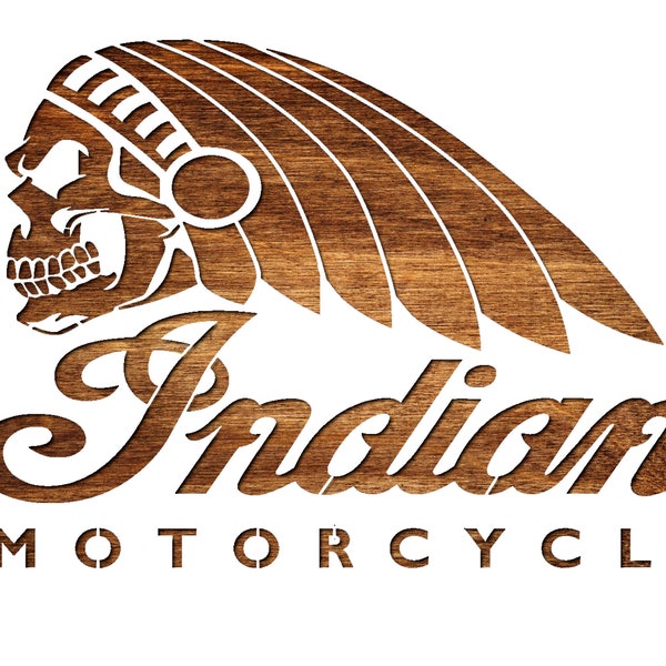 Indian Motorcycle Logo Stencil - Etsy