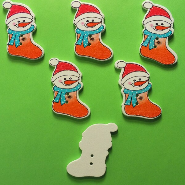 Buttons Snowman - Etsy