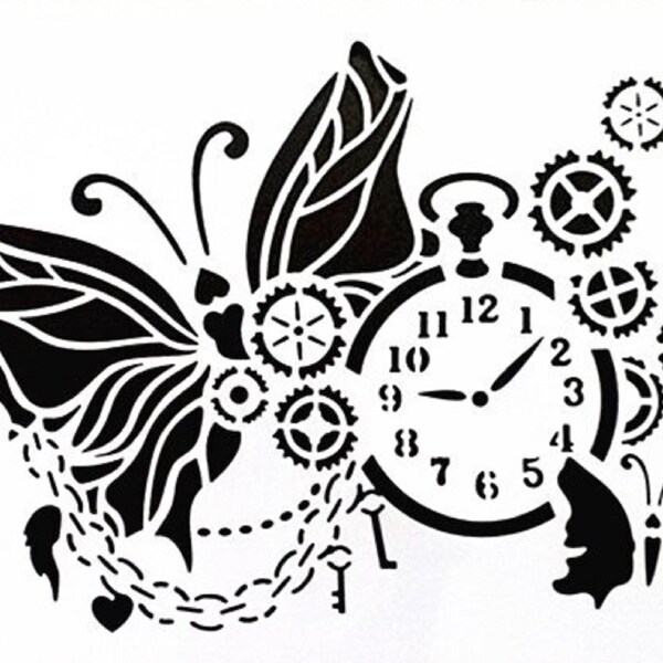 Plastic Clock Template - Etsy