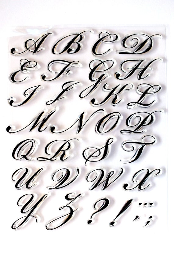 Uppercase A Script