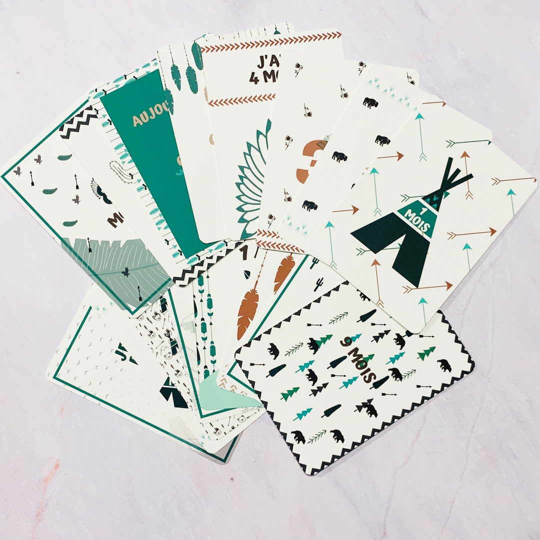 Baby Step Card Stage Card Birth Gift Baby Mom-to-be Birth - Etsy