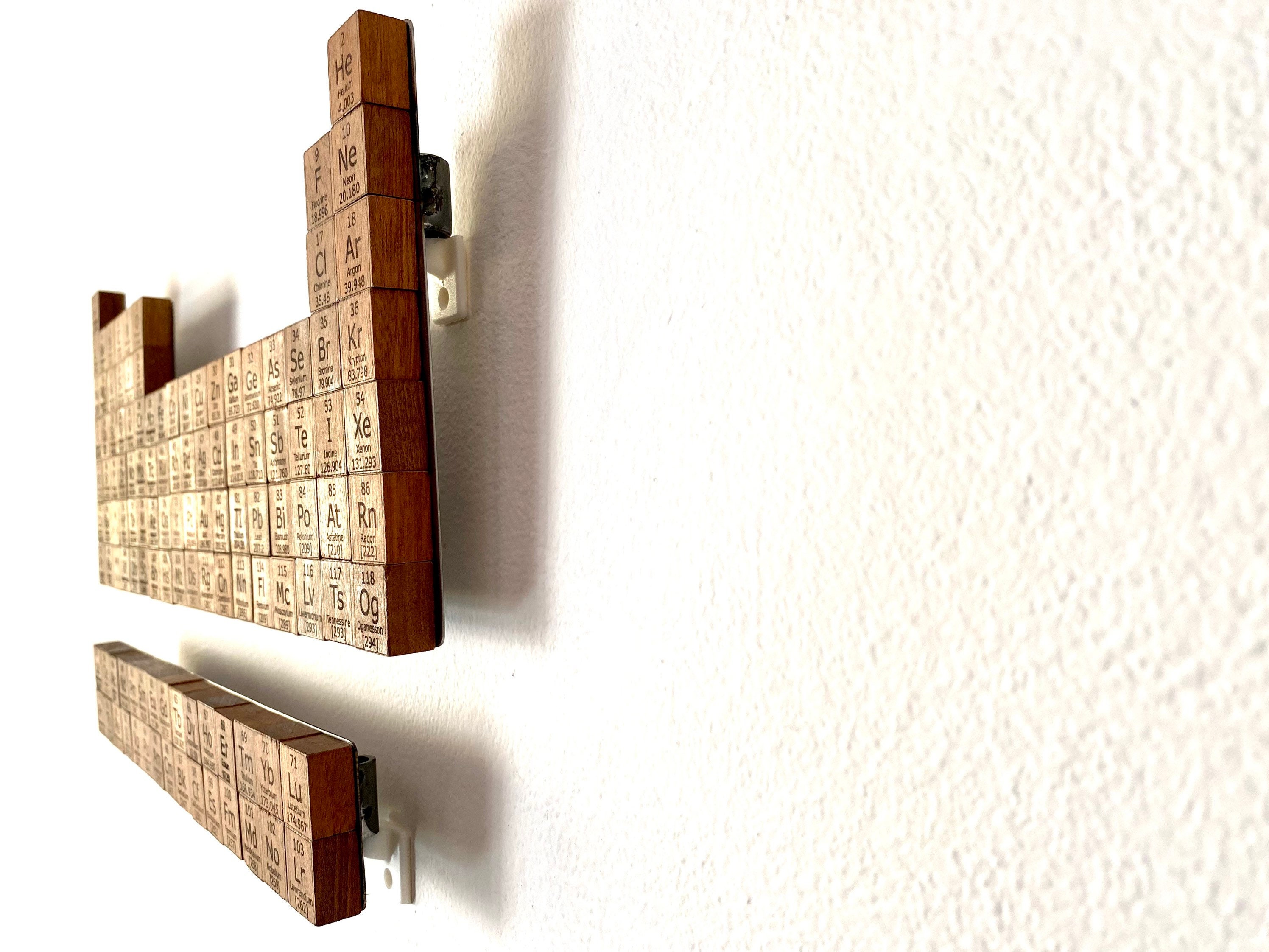 Periodic Table Made of Wood - Etsy