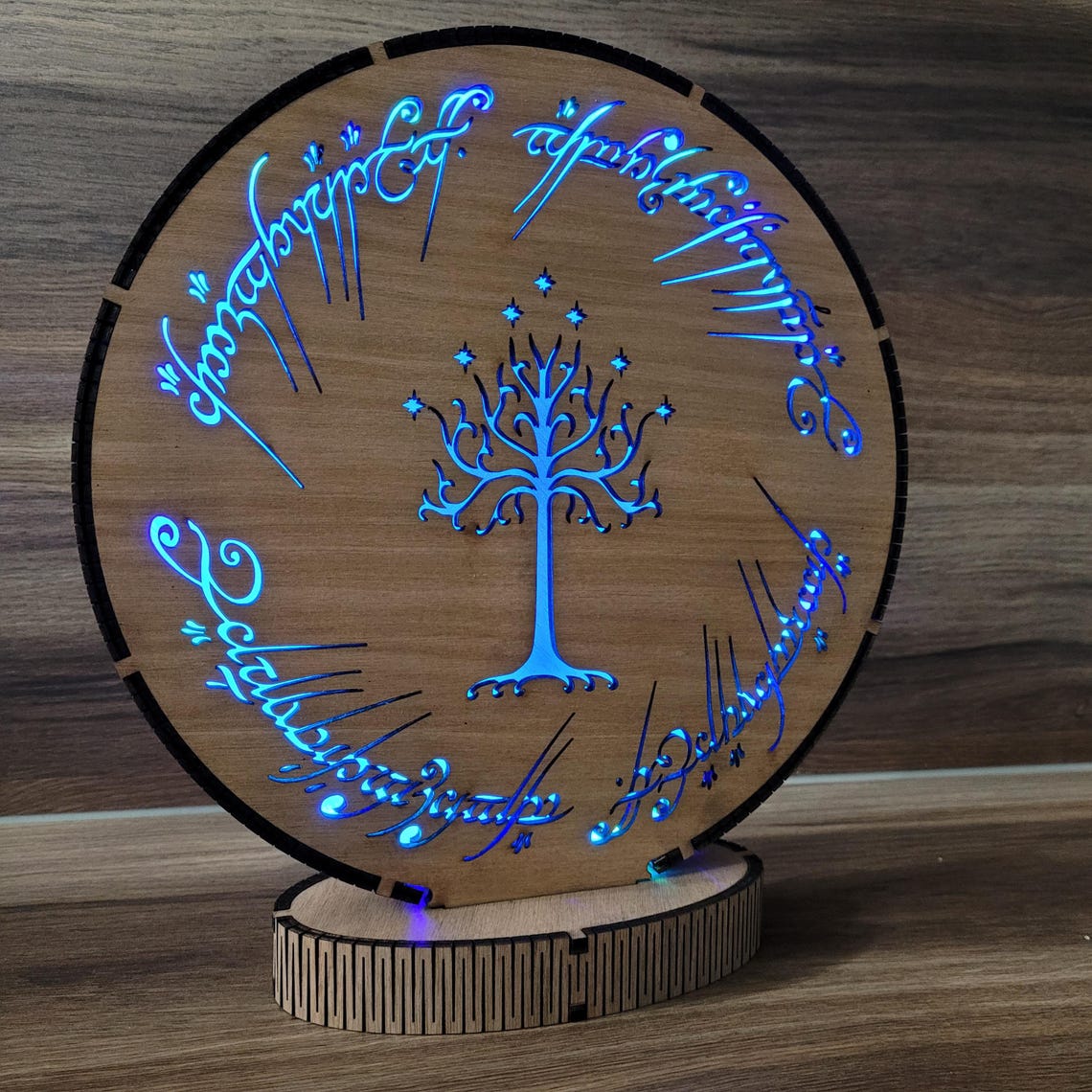 Lord of the Rings Small Lamp File, Dxf, Svg, Ai, Lbrn2 - Etsy