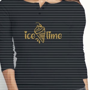 Ice Time Plotterdatei SVG DXF FCM, Eis, Eis Zeit, Sommer, Party, Sonne, Urlaub, Folien, Laser ...