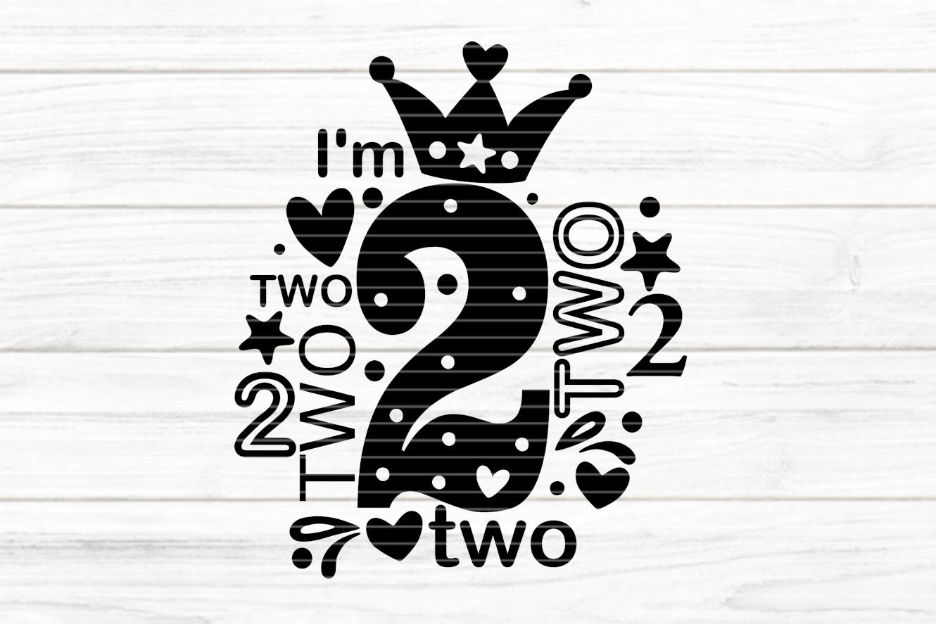 Pink Number 2 With Crown