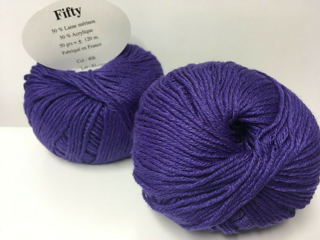 Batch of 10 Balls of 50% Merino Wool 406 Made in FRANCE - Etsy