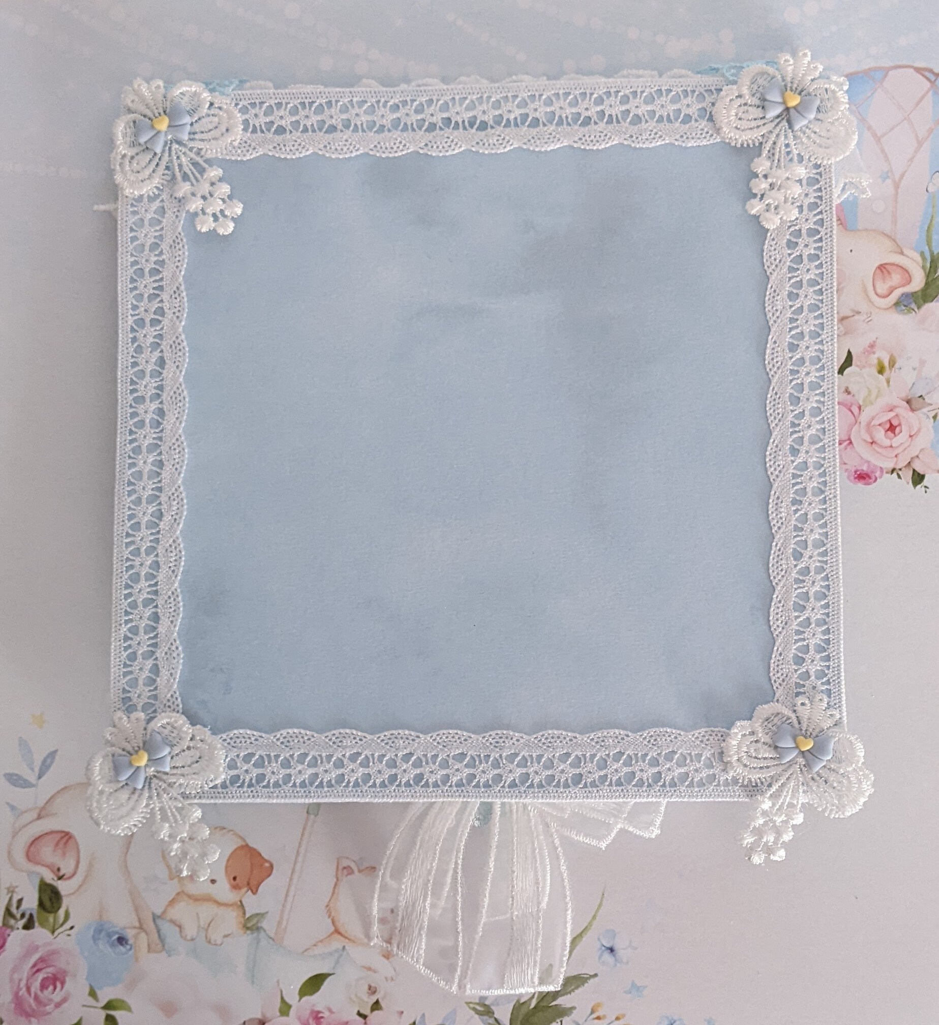 Rare Piece Tableau /showcase on Baby Boy Canvas 100% Handmade, or Door ...