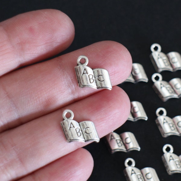 Open Book Charms - Etsy