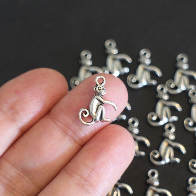 Monkey Charm - Etsy UK
