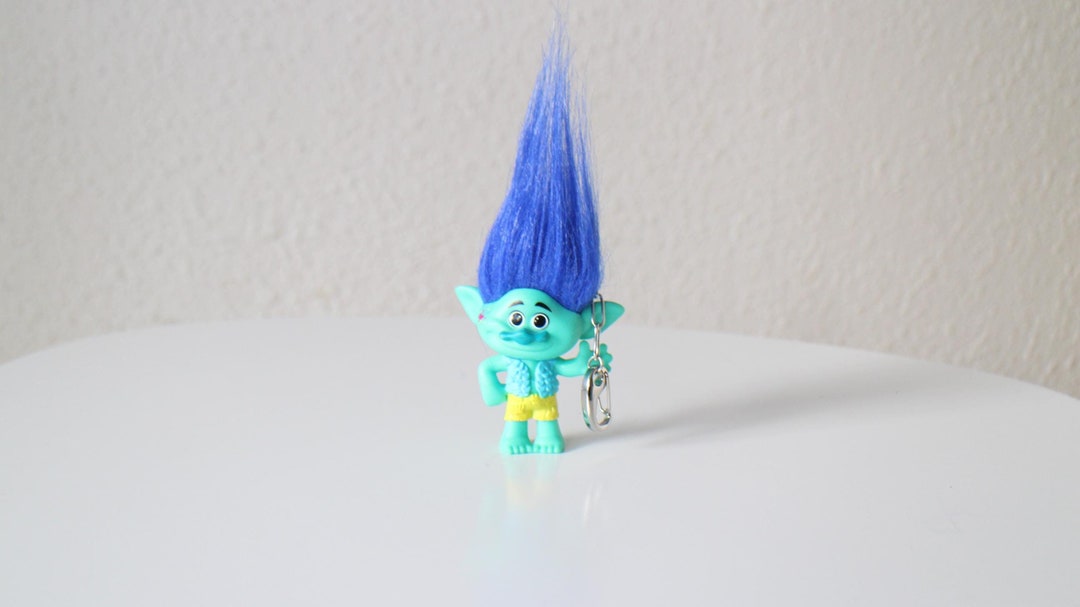 Silver Stainless Steel Troll Keychain Handmade - Etsy