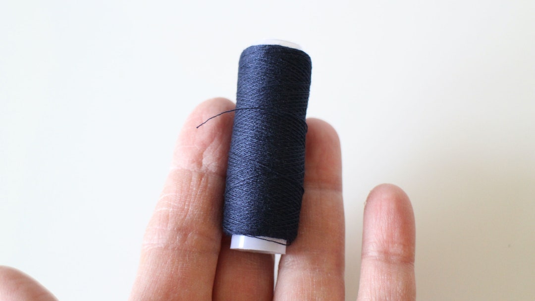 Navy Blue Sewing Thread 200 Meters - Etsy