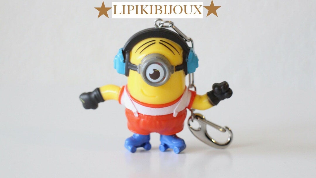 Handmade Steel Minion Key Ring - Etsy