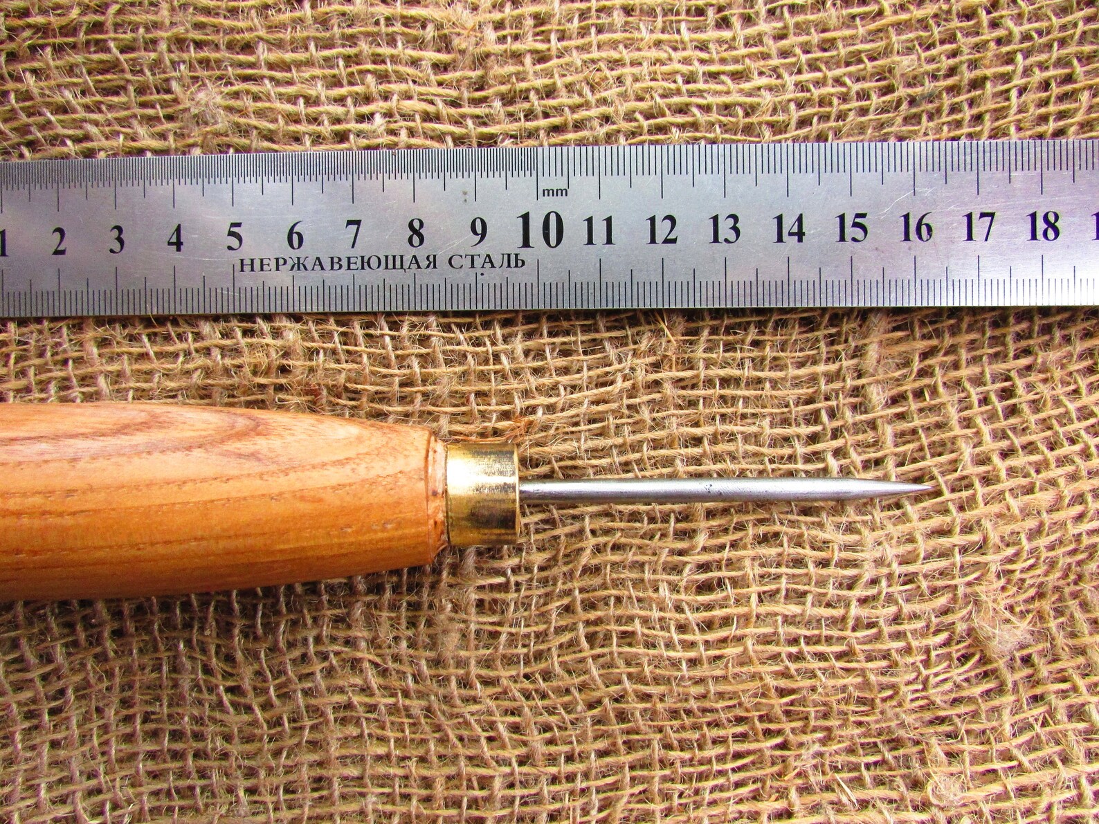 Handforged awl. Cobbler's awl. Leather tool. Wood carving | Etsy