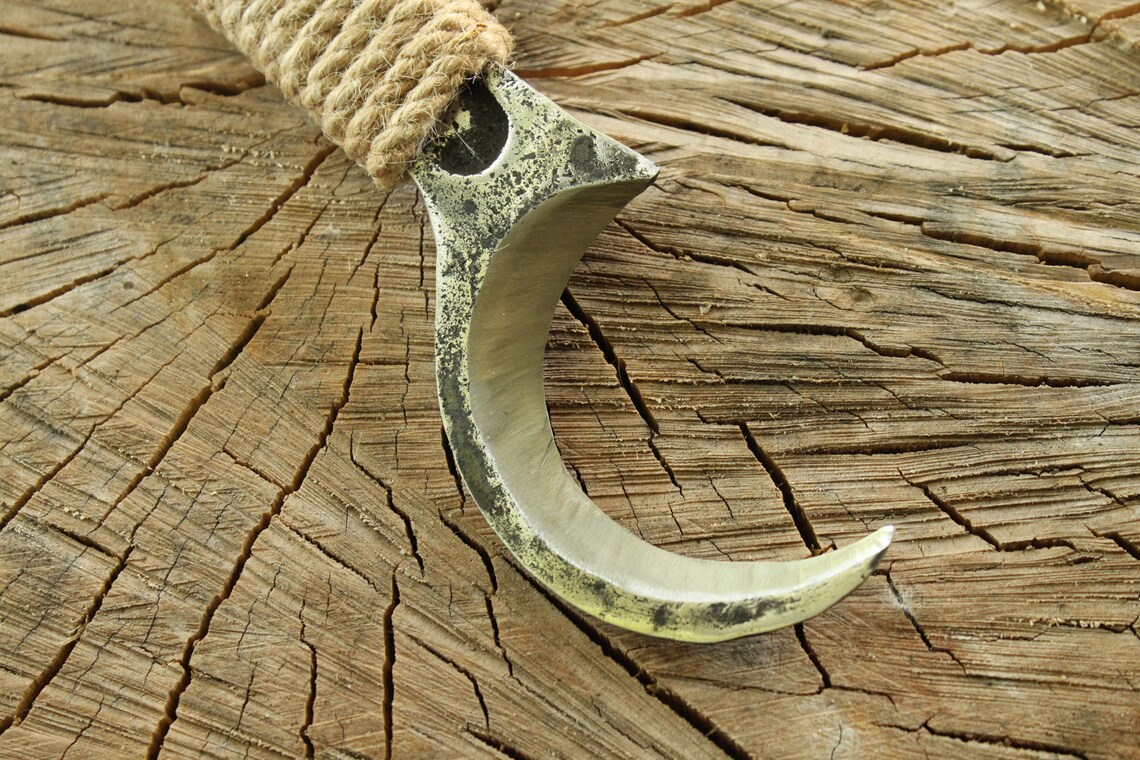 Witch Claw Forged Sickle Herbs Magic Witchcraft Altar | Etsy