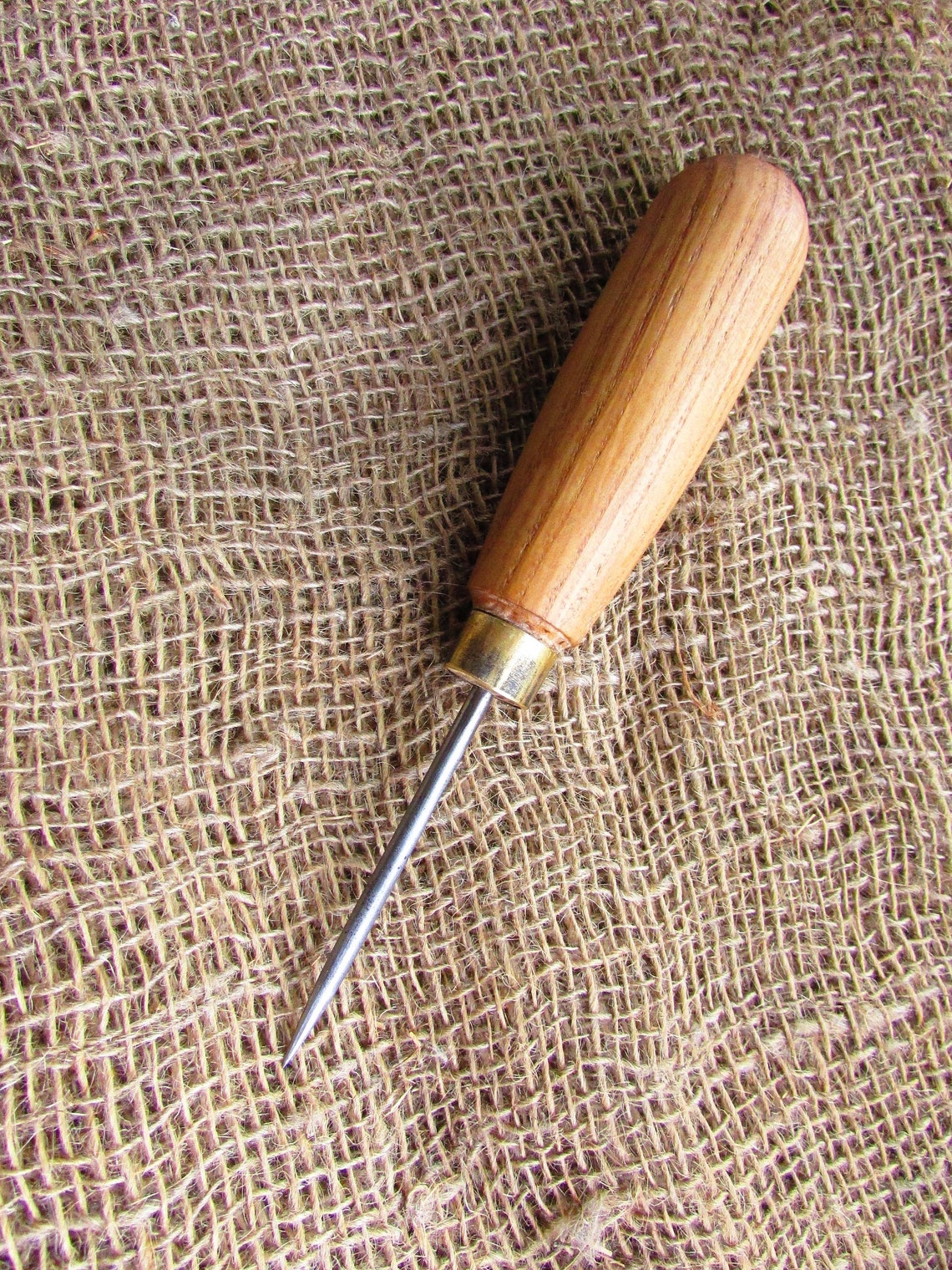 Handforged awl. Cobbler's awl. Leather tool. Wood carving | Etsy