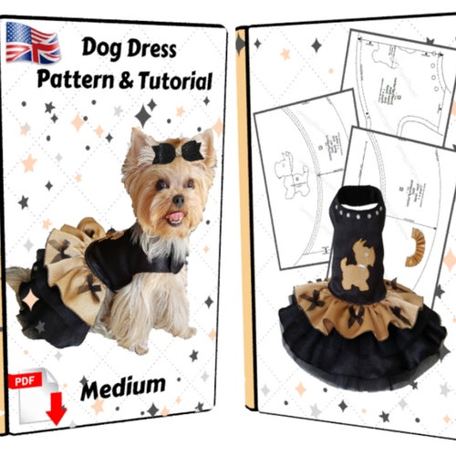 Dog Clothes Pattern for Small Dog Sewing Pattern Dog Dress - Etsy