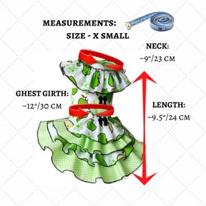 Dog Dress Pattern Dog Clothes PDF Girl Dog Clothes Dress for Small Dog ...