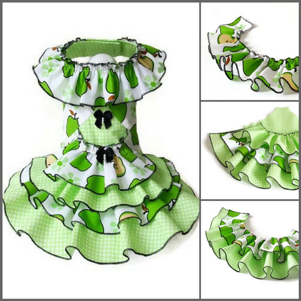 Dog Dress Pattern Dog Clothes PDF Girl Dog Clothes Dress for | Etsy