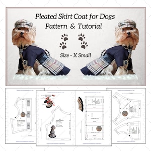 Dog Clothes Coat Sewing Patterns for Small Dogs PDF Dog Clothes Small ...