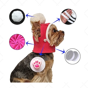 Dog Hat PDF Sewing Pattern Small Pet Hat Pet Clothes Pattern for Dogs ...