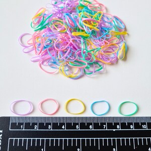 Colorful Bands for Dog Hair Bands Dog Grooming Elastic Dog Bands Mini ...