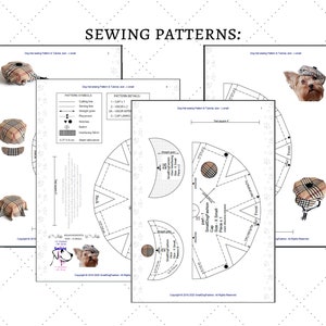 Small Dog Hat Pattern for Dog Pet Hat PDF Dog Hat Sewing Pdf Dog ...