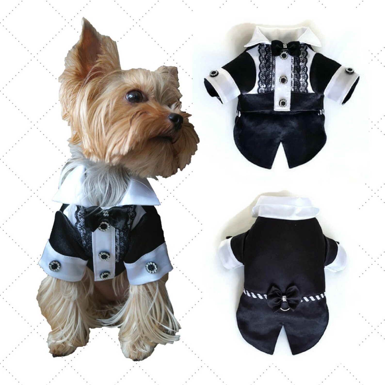 Dog Wedding Tuxedo PDF Sewing Patterns for Dogs Tuxedo Shirt PDF ...