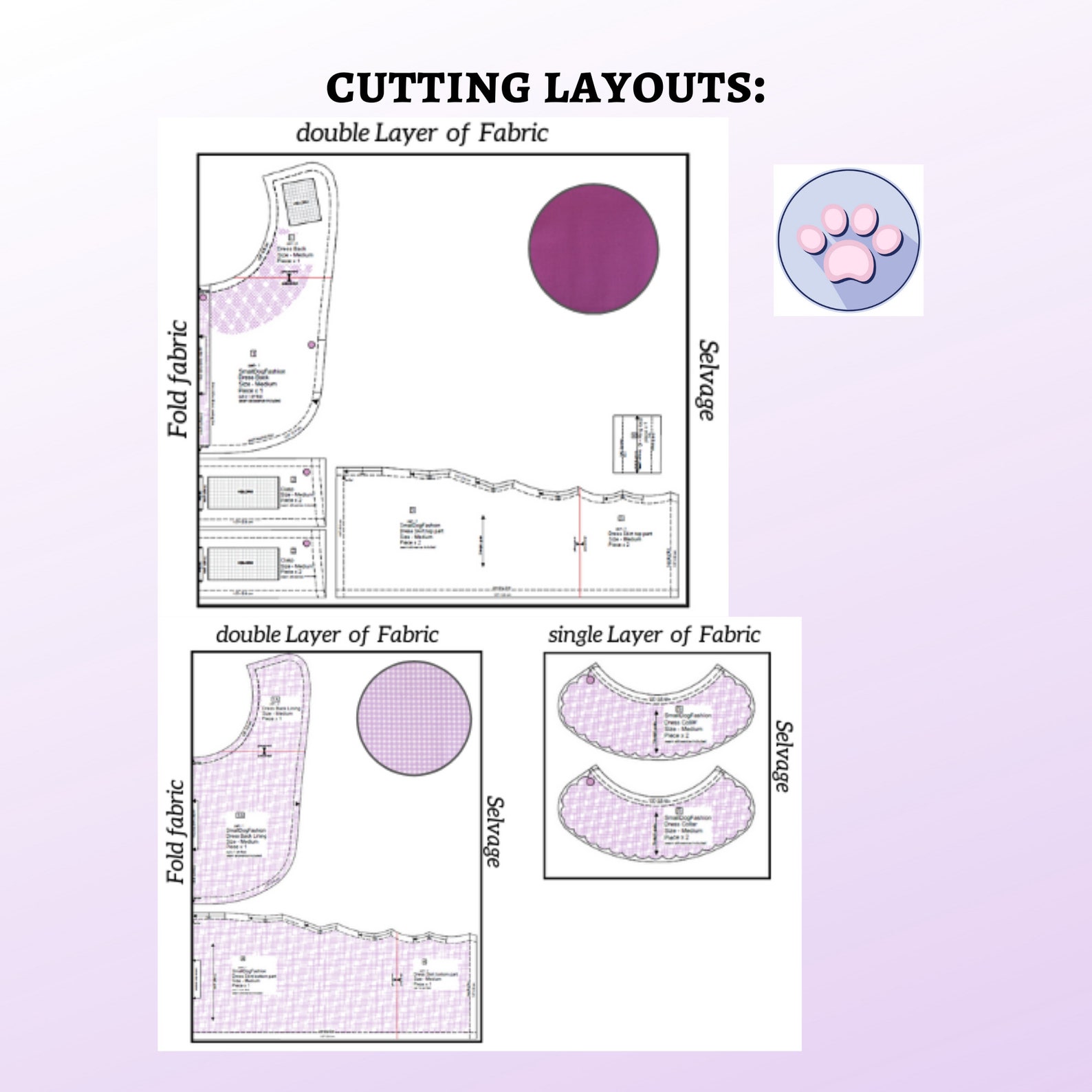 Small Dog Clothes Sewing Pattern PDF Pet Dress Pattern Girl - Etsy