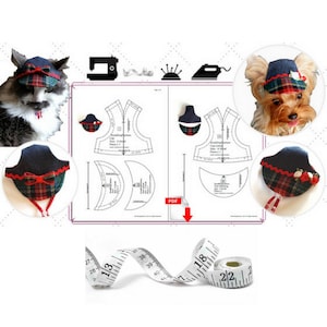 Small Dog Hat Pattern for Dog Pet Hat PDF Dog Hat Sewing Pdf Dog ...