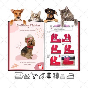 Dog Hat PDF Sewing Pattern Small Pet Hat Pet Clothes Pattern for Dogs ...