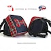 For Small Dog Zippered Backpack Pattern Harness Backpack for Dog ...