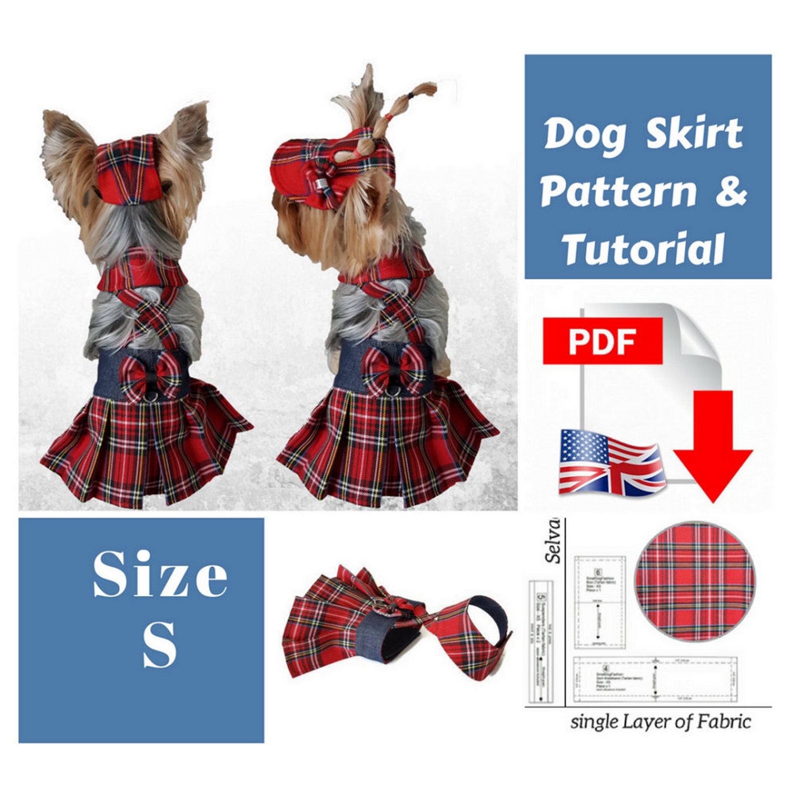 Dog Clothes Patterns Small Dog Clothes PDF Pet Clothes Small Dog ...