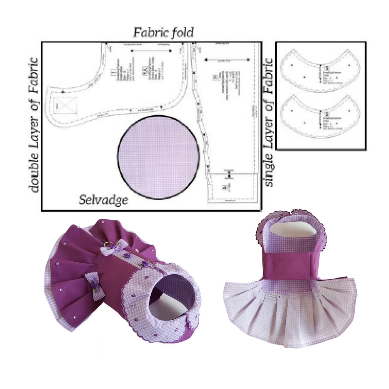 Dog Clothes Patterns PDF Dog Dress Small Dog Clothes Dog Dress Patterns ...