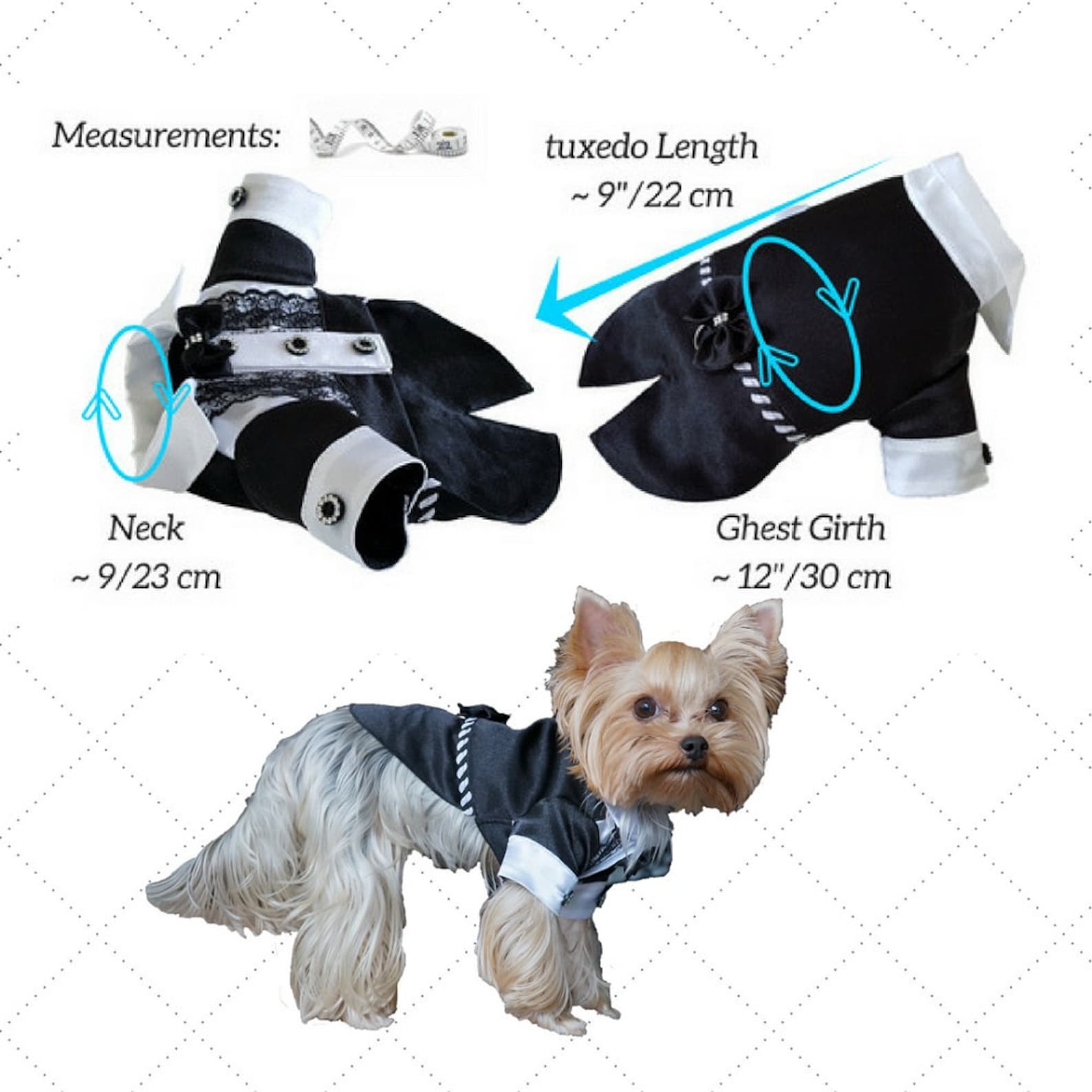 Dog Wedding Tuxedo PDF Sewing Patterns for Dogs Tuxedo Shirt - Etsy Canada