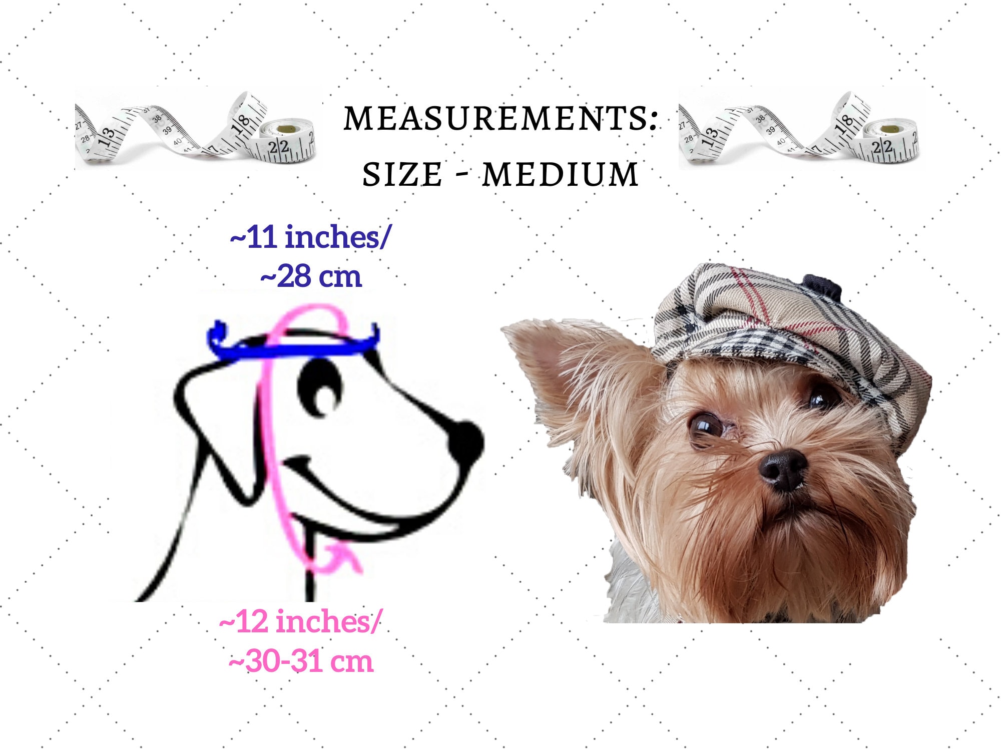 Small Dog Hat Pattern for Dog Pet Hat PDF Dog Hat Sewing Pdf Dog ...