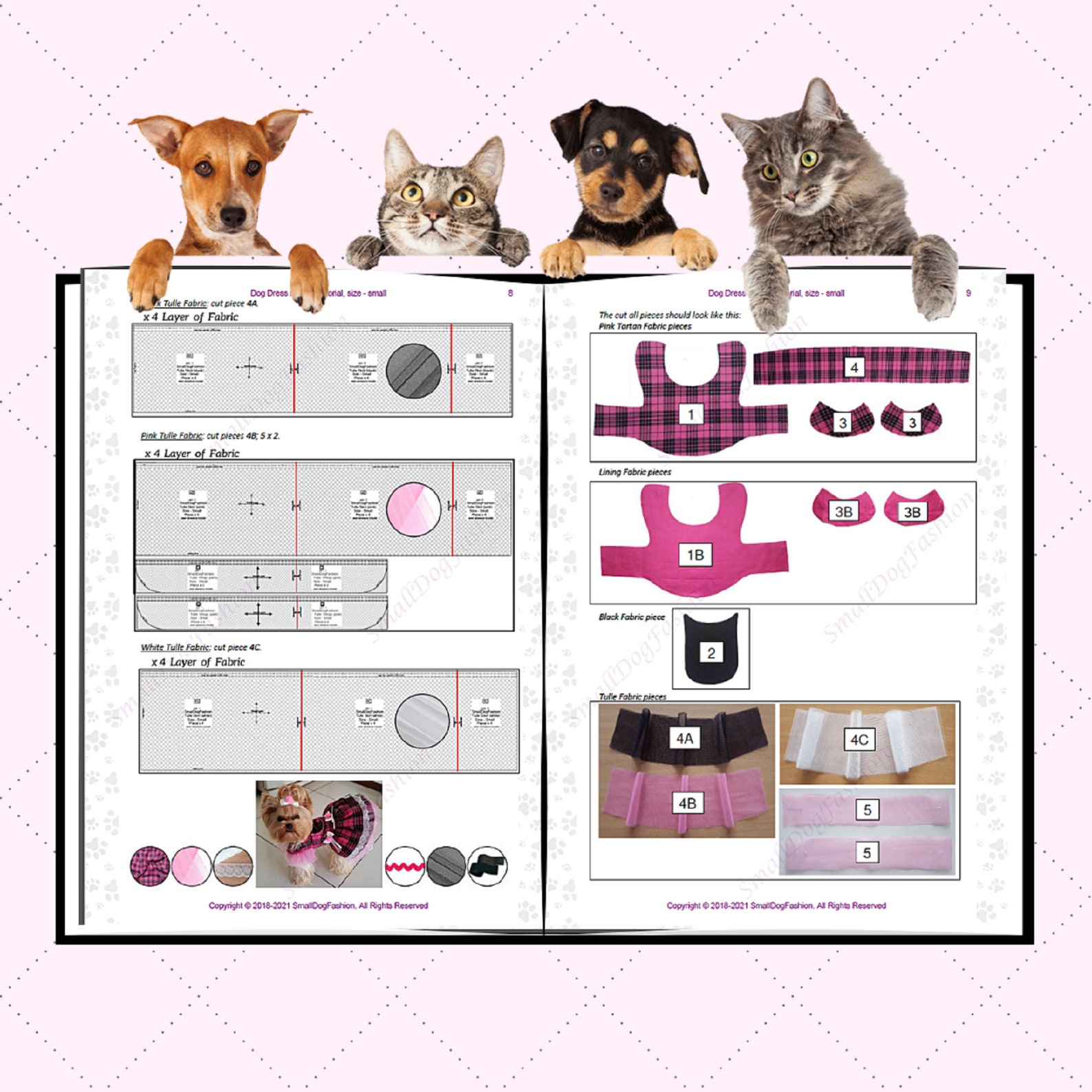 Dog Clothes Pattern for Small Dog Sewing Pattern Dog Dress - Etsy