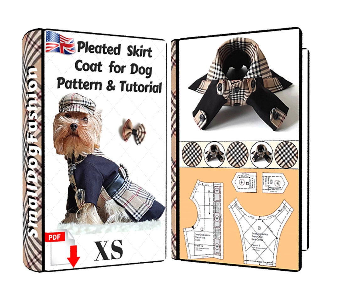 Dog Clothes Coat Sewing Patterns for Small Dogs PDF Dog Clothes Small ...