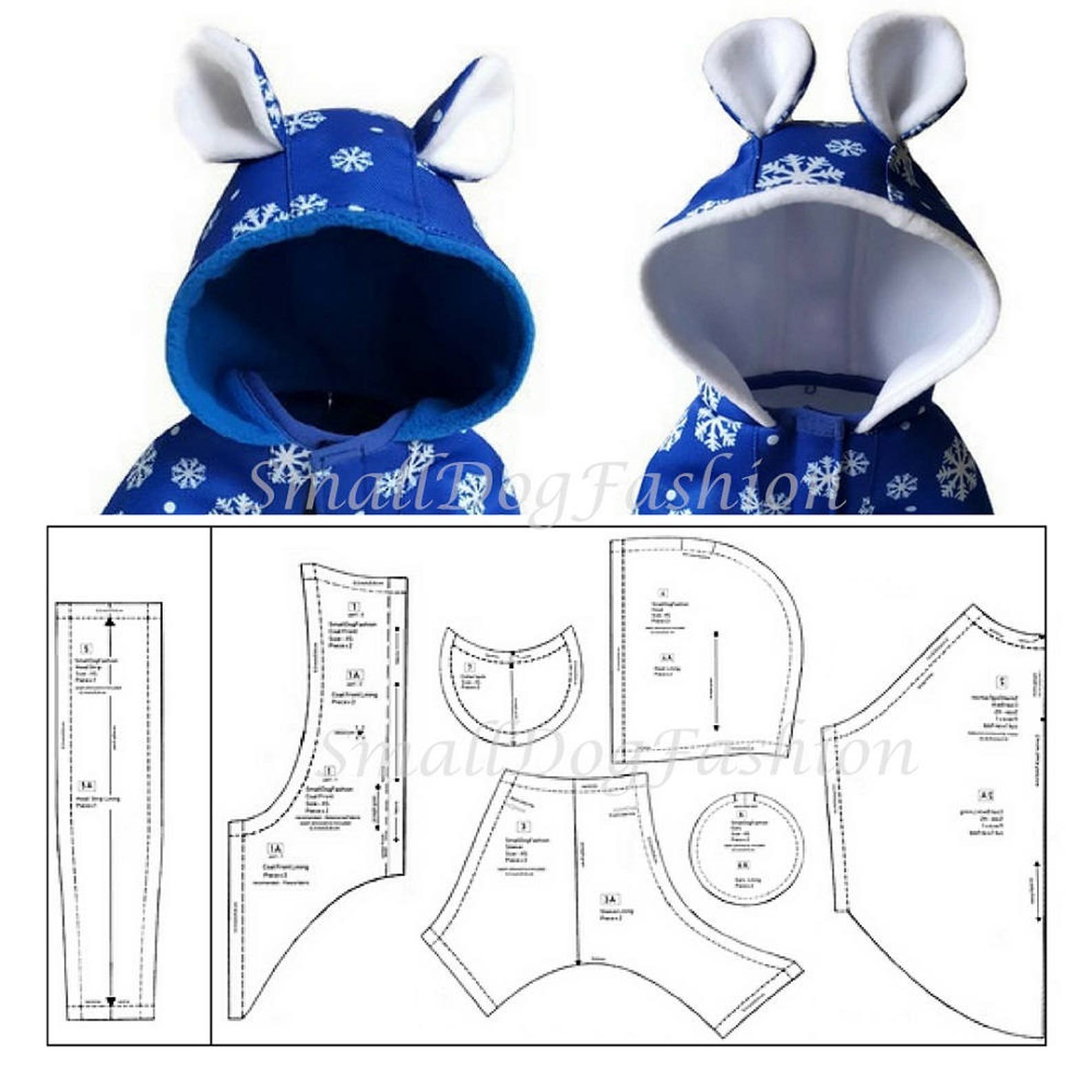 Dog Coat Pattern Dog Clothes Patterns for Sewing Small Dog Clothes ...