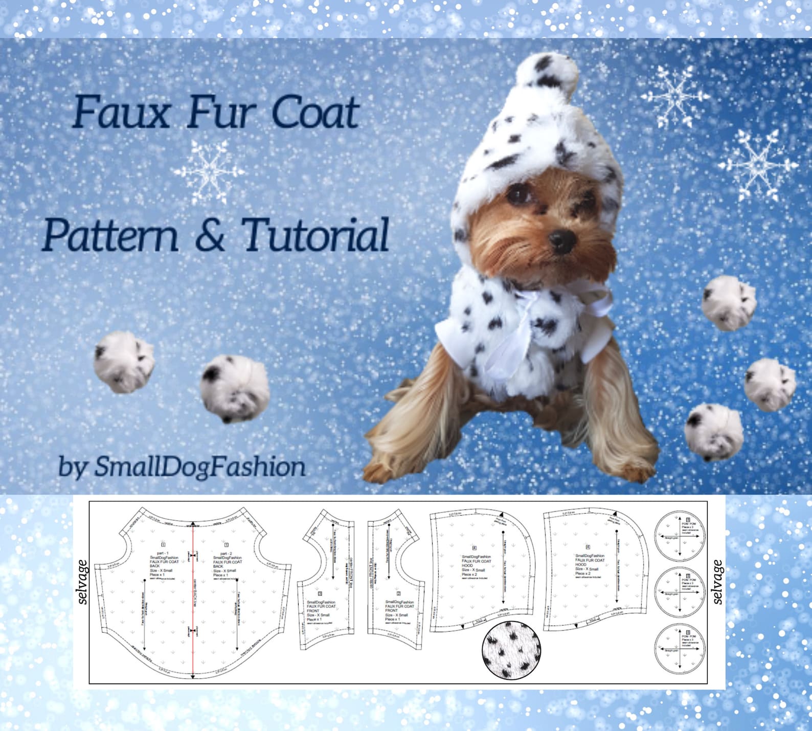 Dog Clothes Pattern Dog Coat Pattern PDF Dog Clothes Small Dog | Etsy