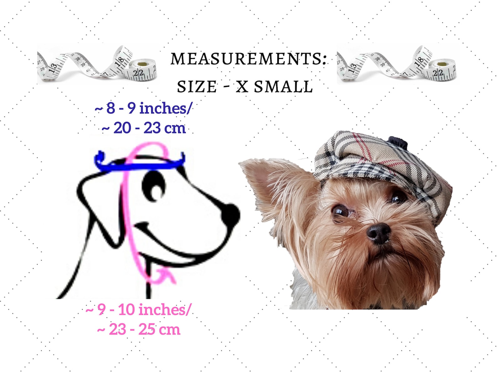 Small Dog Hat Pattern for Dog Pet Hat PDF Dog Hat Sewing Pdf | Etsy