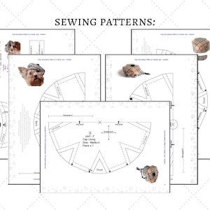 Small Dog Hat Pattern for Dog Pet Hat PDF Dog Hat Sewing Pdf - Etsy