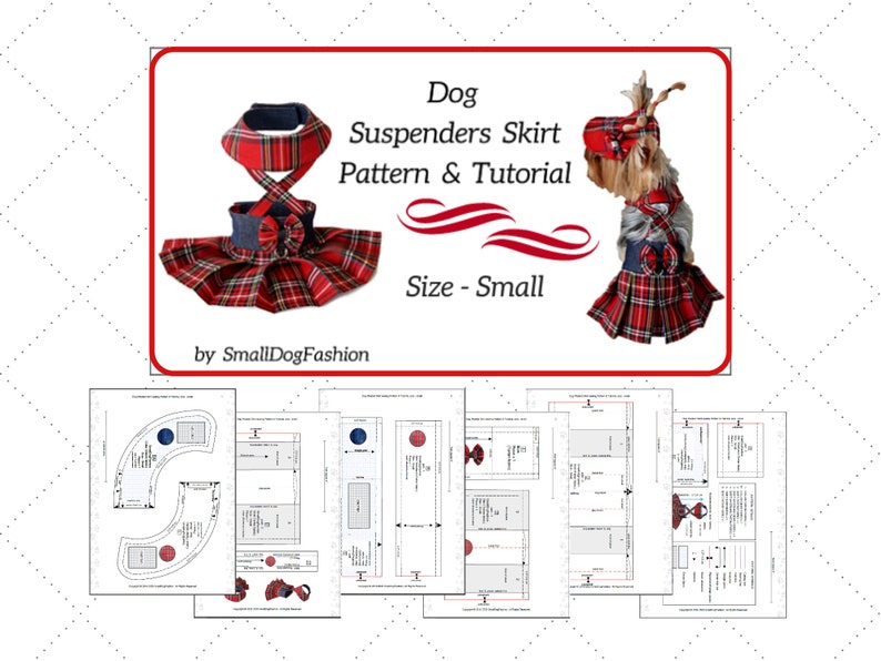 Dog Clothes Patterns a Set of Sewing Patterns for Small Dogs - Etsy