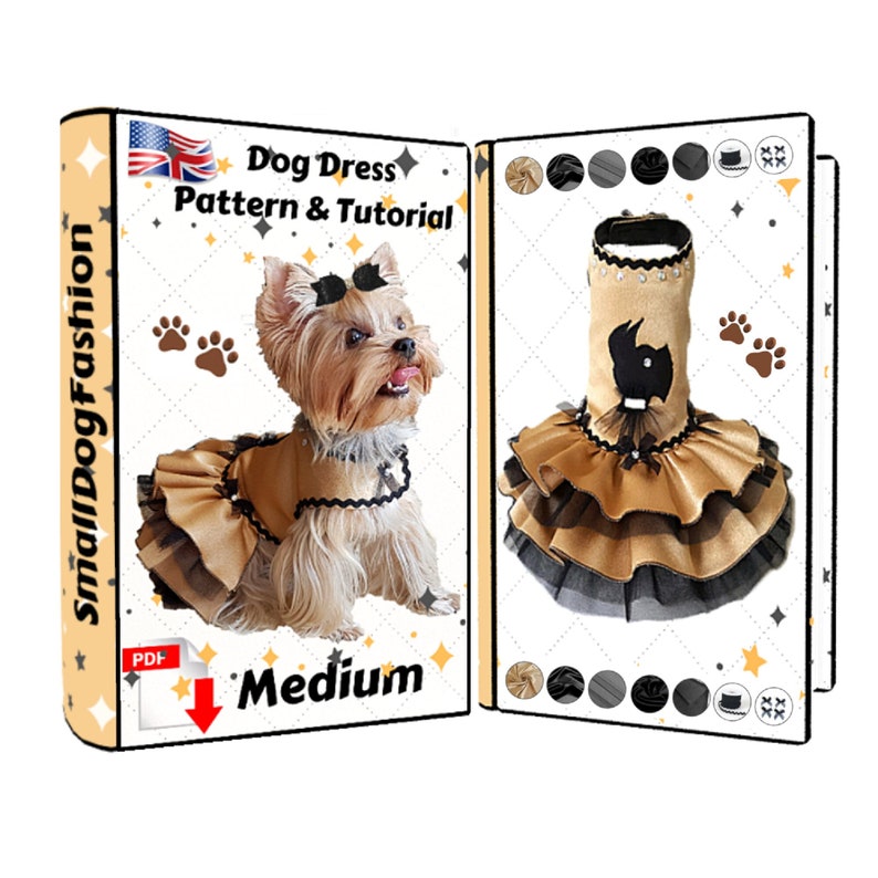 Small Dog Clothes Sewing Pattern With Sewing Tutorial PDF Size - Etsy