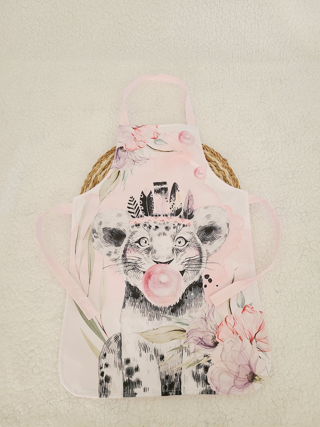 Leopard Pattern Children's Apron Size 6/10 Years - Etsy