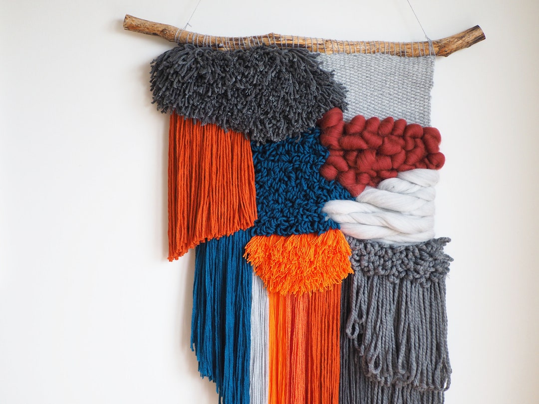 XXL LARGE Woven Wall Hanging, Weaving, Boho, Tapestry, Wool, Wall ...