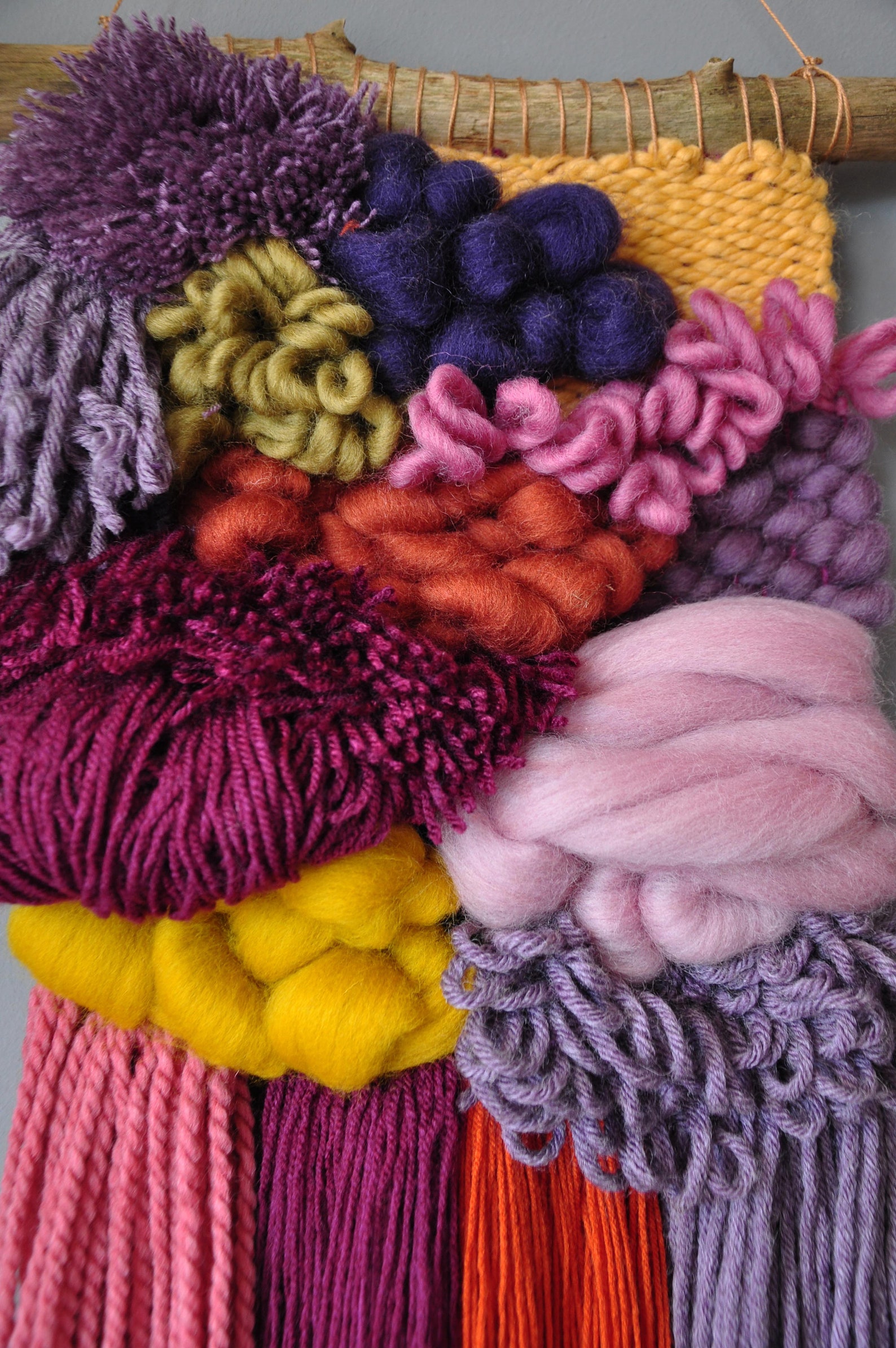 LARGE Weaving Boho Tapestry Wool Wall Weaving Woven Wall | Etsy