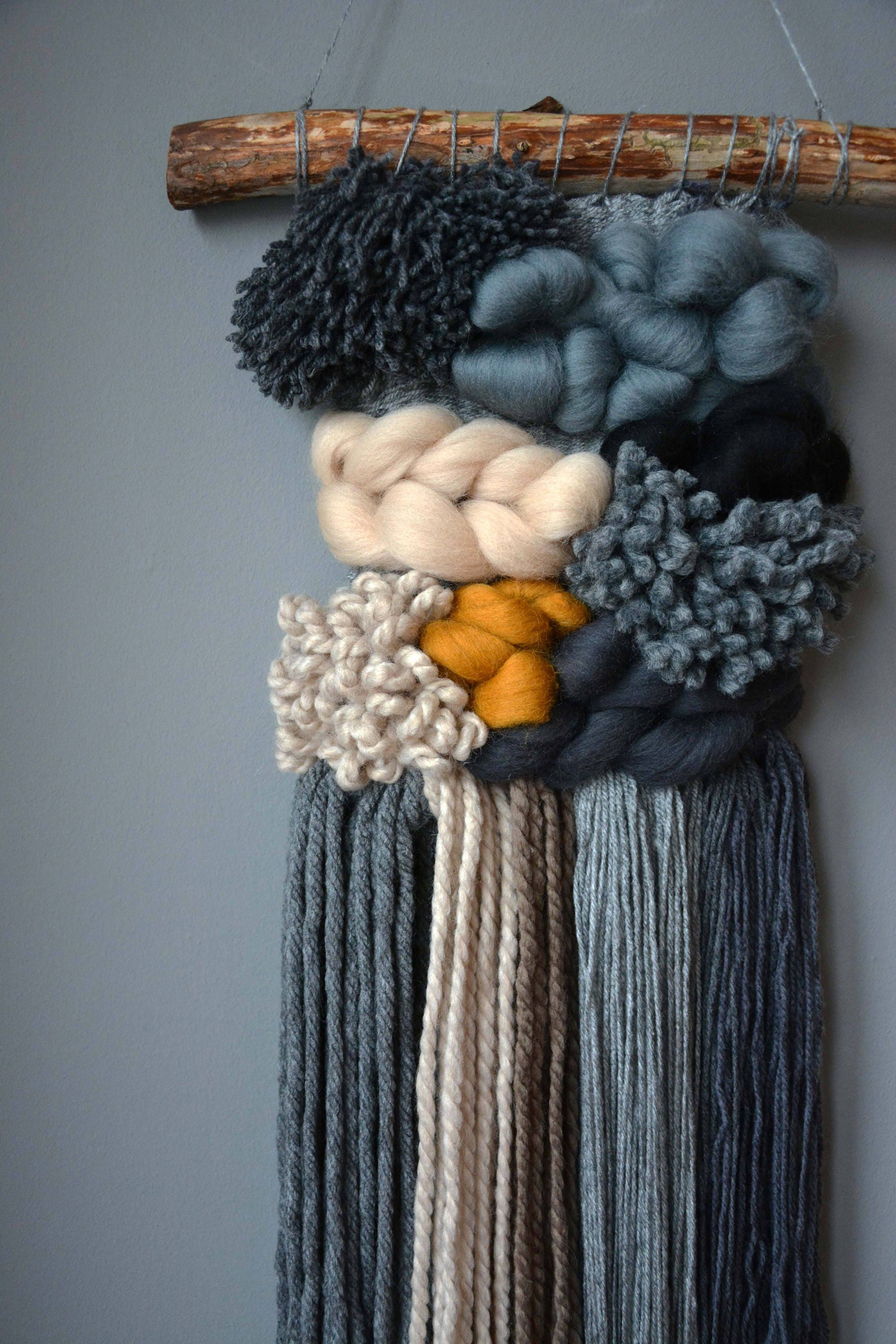 LARGE Weaving Boho Tapestry Wool Wall Weaving Woven Wall - Etsy