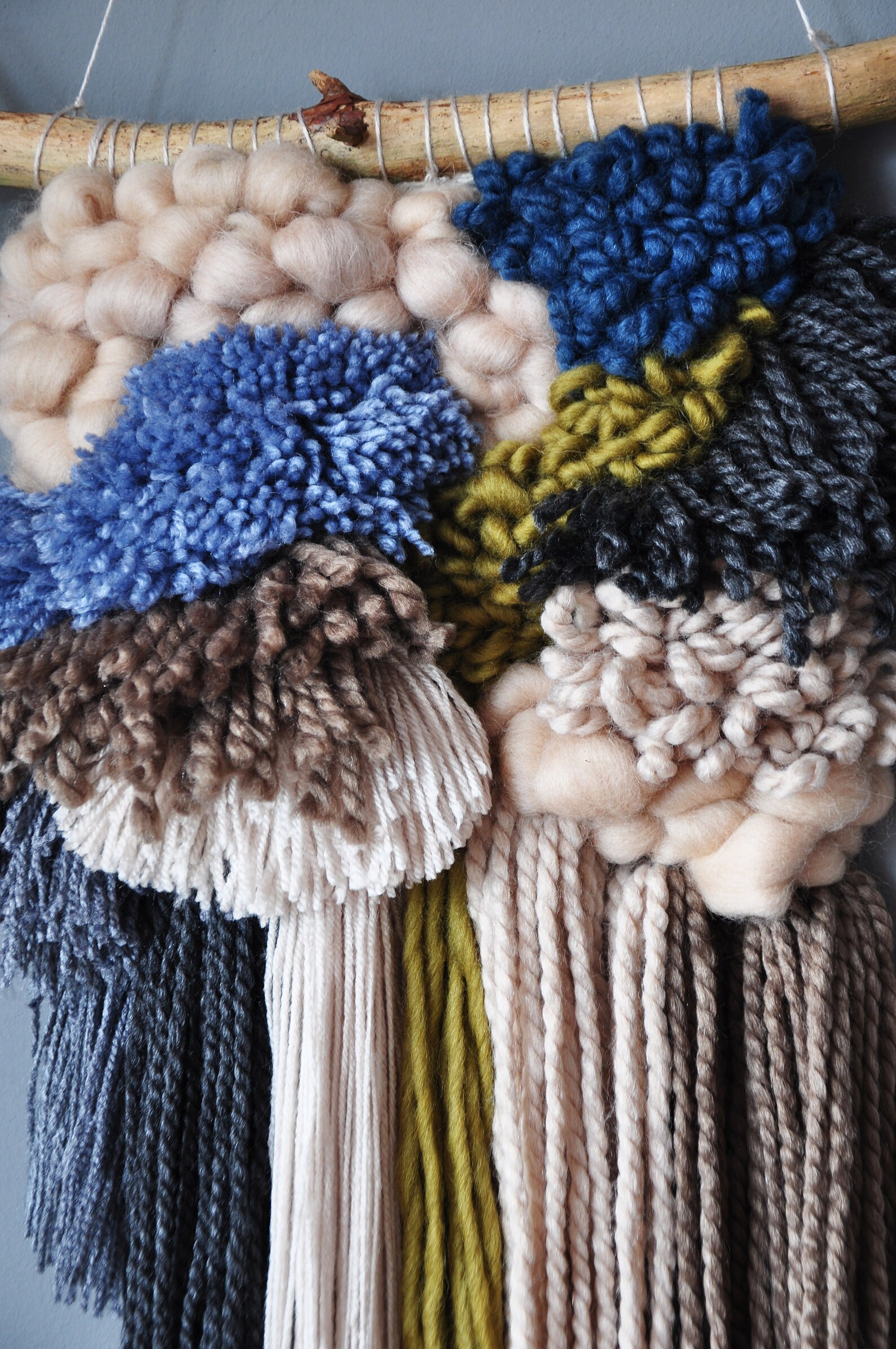 LARGE Weaving Wall Hanging, Weaving Boho, Tapestry, Wool, Wall Weaving ...