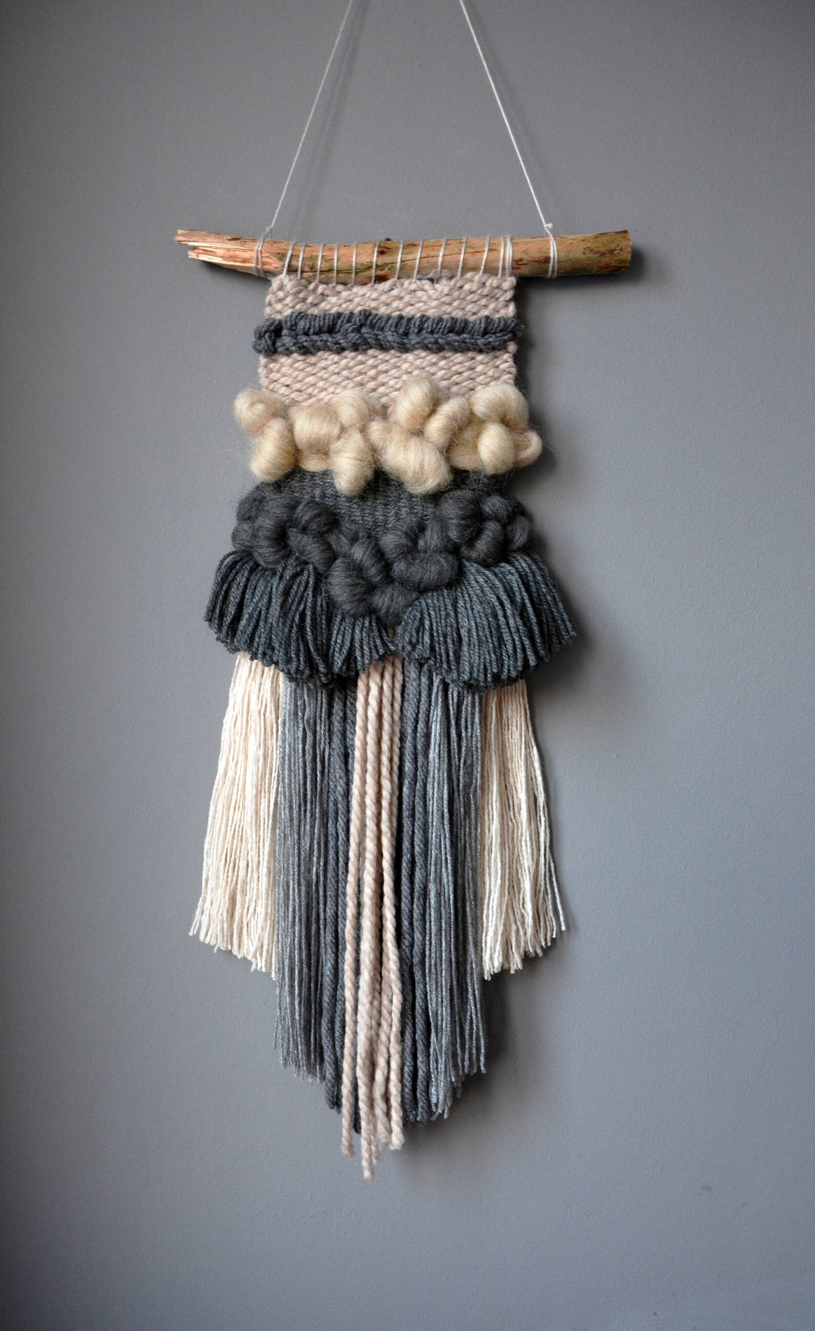SMALL Weaving Boho Tapestry Wool Wall Weaving Woven Wall - Etsy Singapore